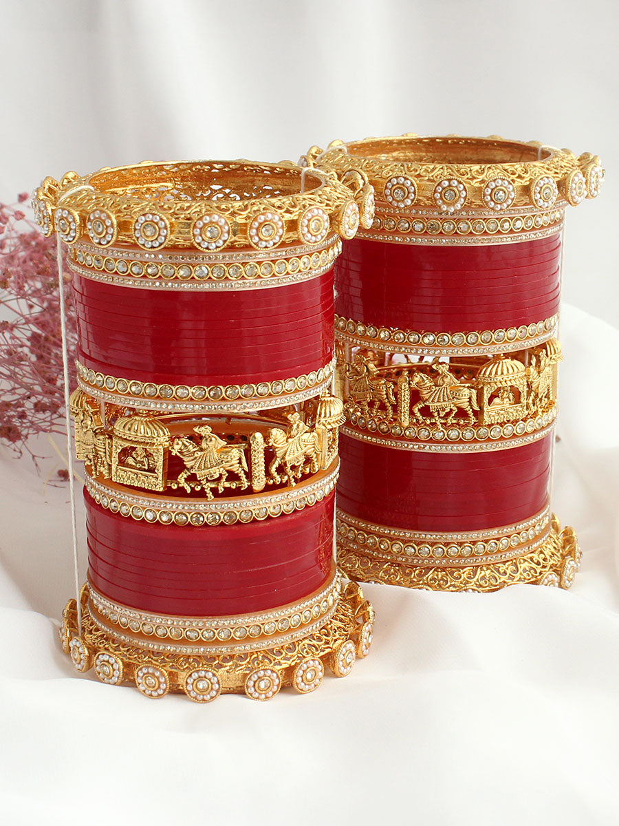 Barat Bridal Choora Bangle Set – Indiatrendshop