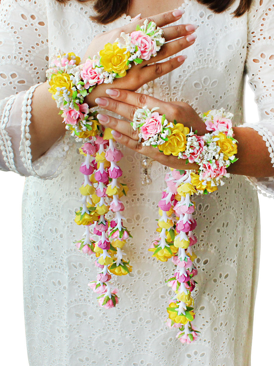Divya Floral Hand Harness/Bracelet with Kaleeray – Indiatrendshop